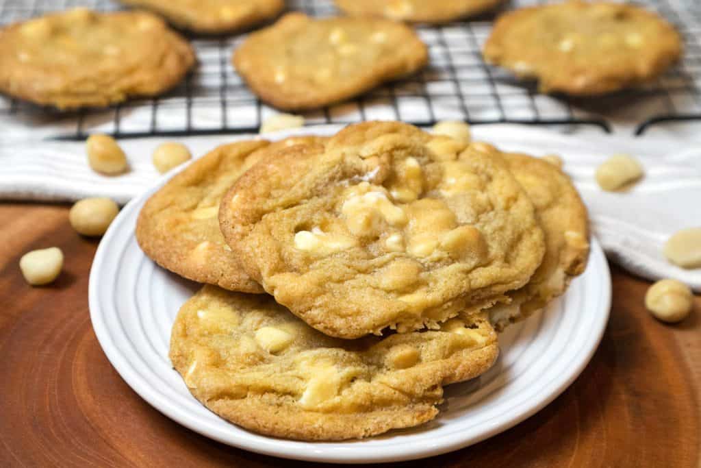 White Chocolate Macadamia Nut Cookies - Tamara Ray