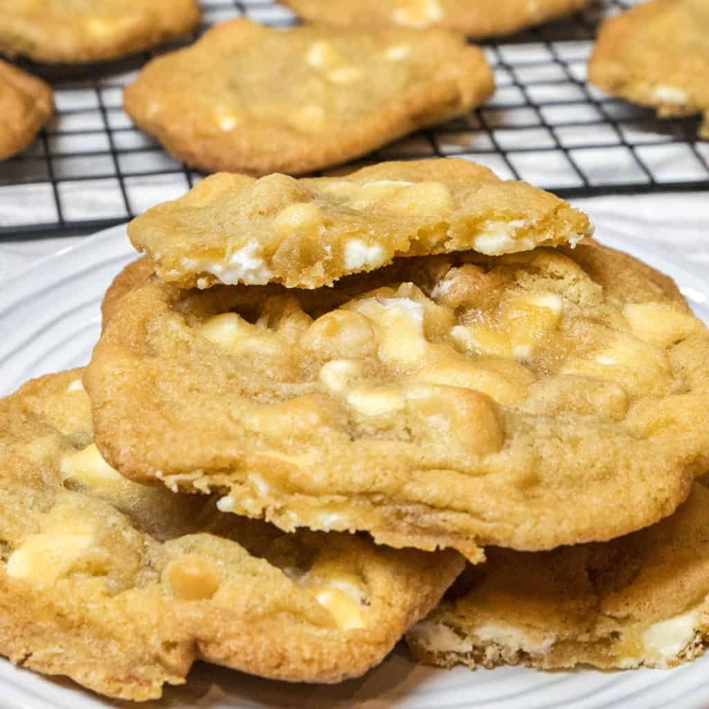 White Chocolate Macadamia Nut Cookies - Tamara Ray