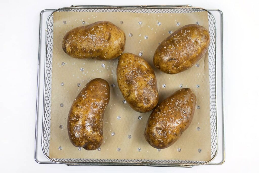 Air Fryer Baked Potatoes (Easy to Make) - Tamara Ray