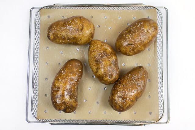 Air Fryer Baked Potatoes (Easy to Make) - Tamara Ray