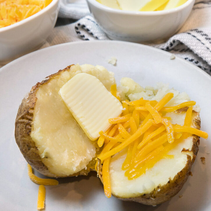 Air Fryer Baked Potatoes (Easy to Make) - Tamara Ray