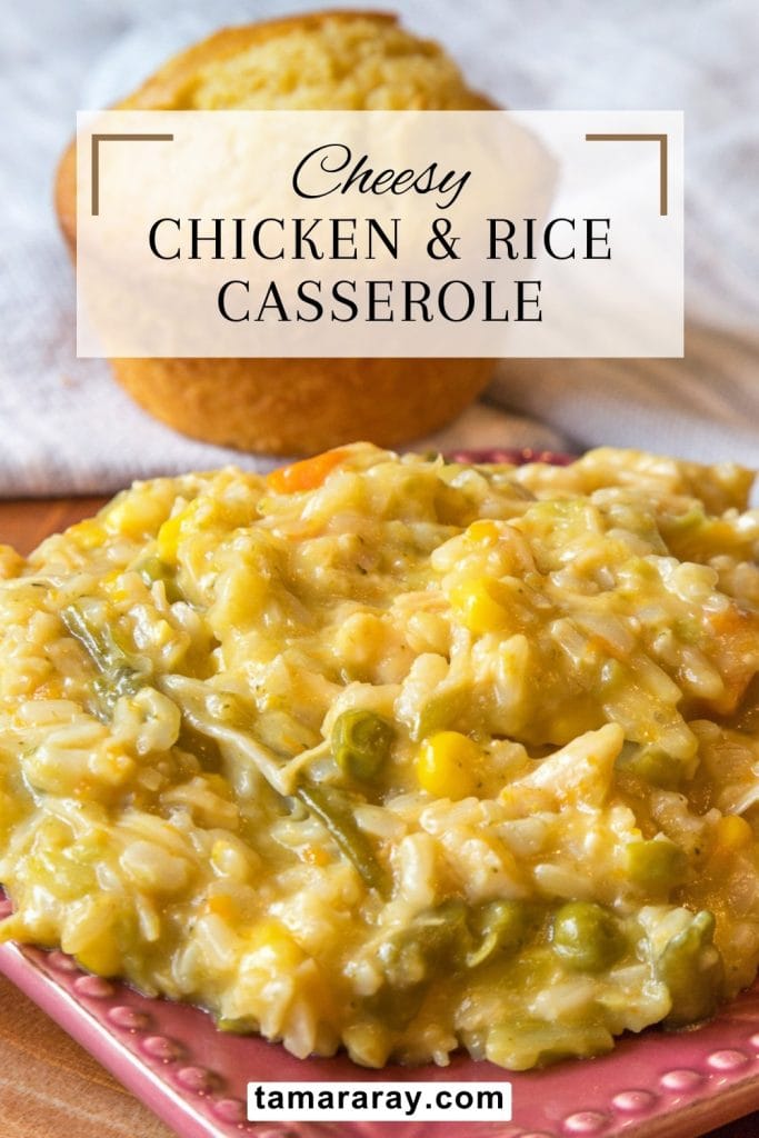 Cheesy Chicken and Rice Casserole (Instant Pot) - Tamara Ray