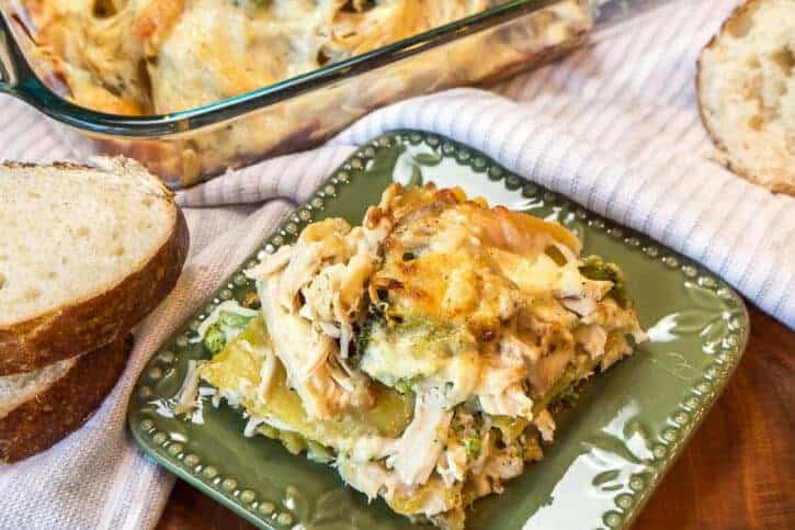 Chicken and Broccoli Lasagna Recipe (Easy)- Tamara Ray