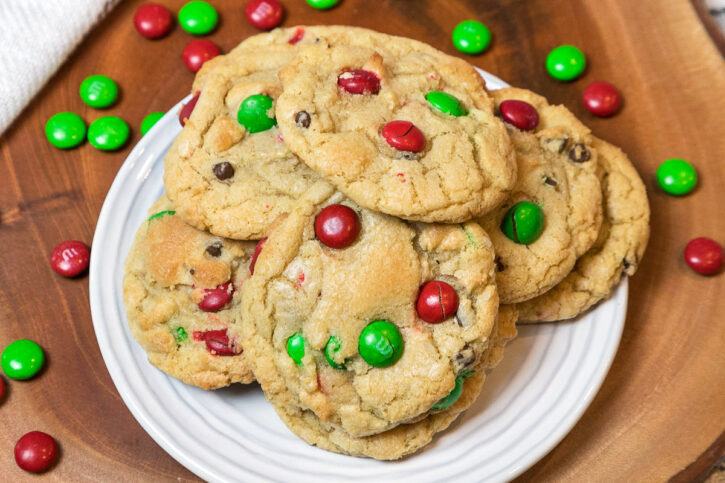 Christmas cookies with M&Ms - Tamara Ray
