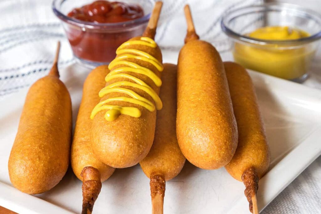 Corn Dogs in Air Fryer (Frozen) - Tamara Ray