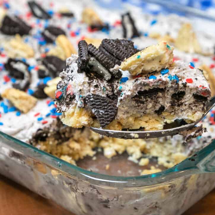 No Bake Oreo Cheesecake Bars - Tamara Ray
