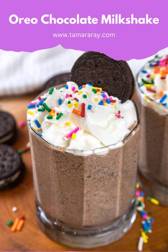 Oreo Chocolate Milkshake - Tamara Ray