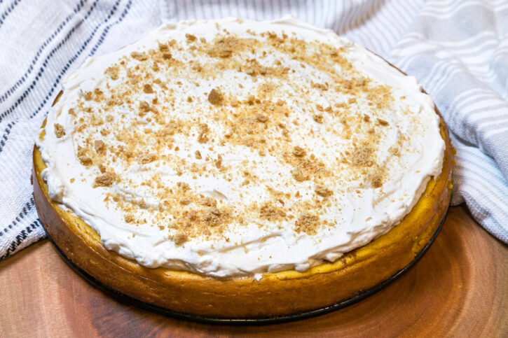 Easy Pumpkin Cheesecake - Tamara Ray