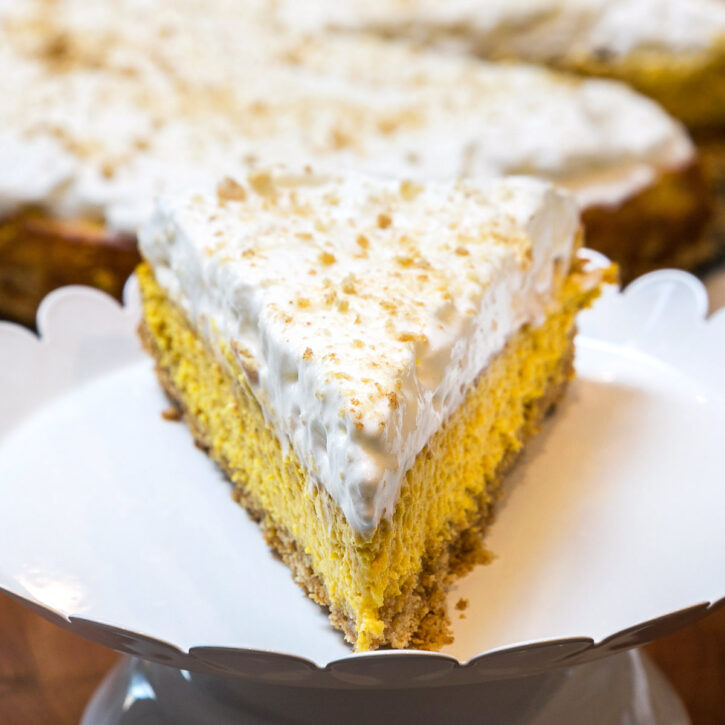 Easy Pumpkin Cheesecake - Tamara Ray