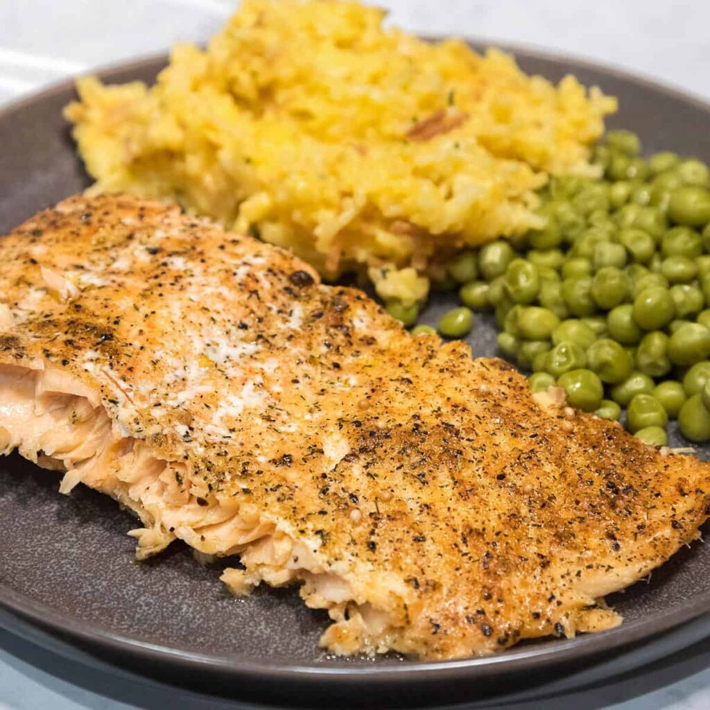 Easy Whole Baked Salmon Filet (Oven) - Tamara Ray